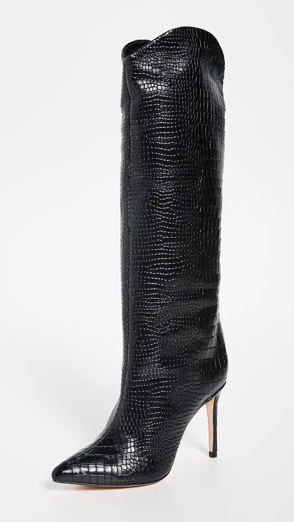 Schutz Maryana Croc Tall Boots
