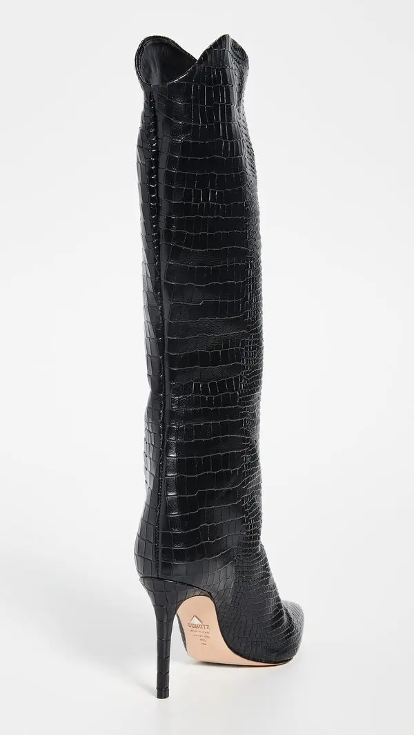 Schutz Maryana Croc Tall Boots