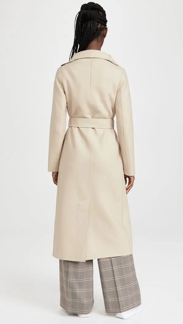 Harris Wharf London Volcano Coat - Almond