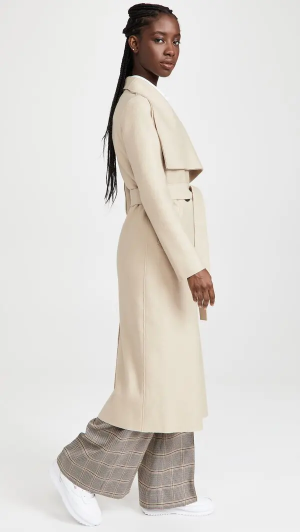 Harris Wharf London Volcano Coat - Almond
