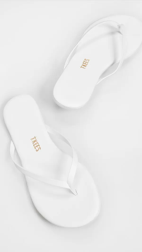Tkees Solids Flip Flops - No. 1 / White