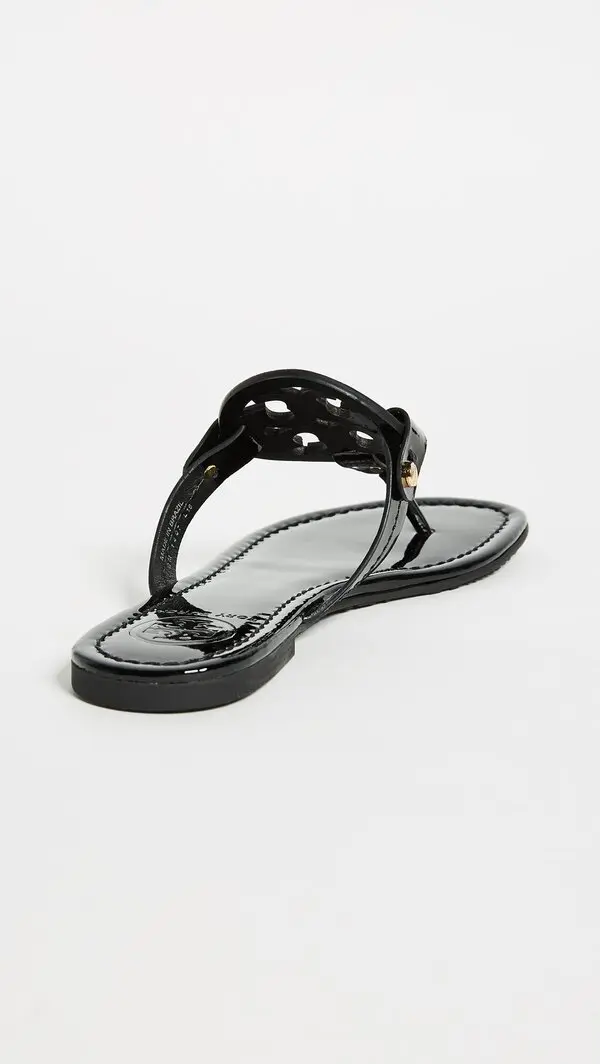 Tory Burch Miller Patent Thong Sandal - Black