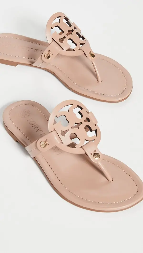 Tory Burch Miller Thong Sandals - Light Sand