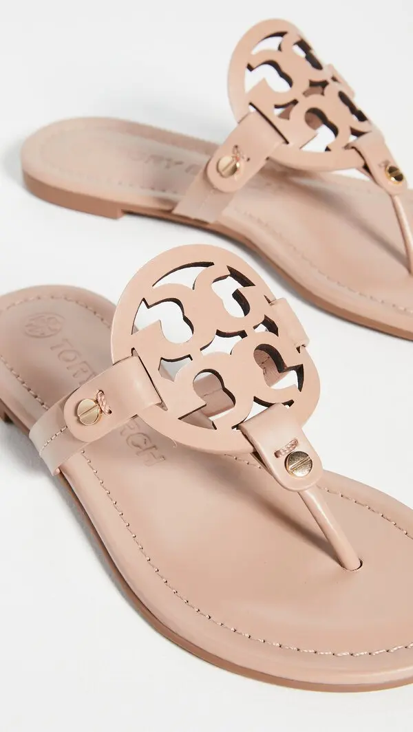 Tory Burch Miller Thong Sandals - Light Sand