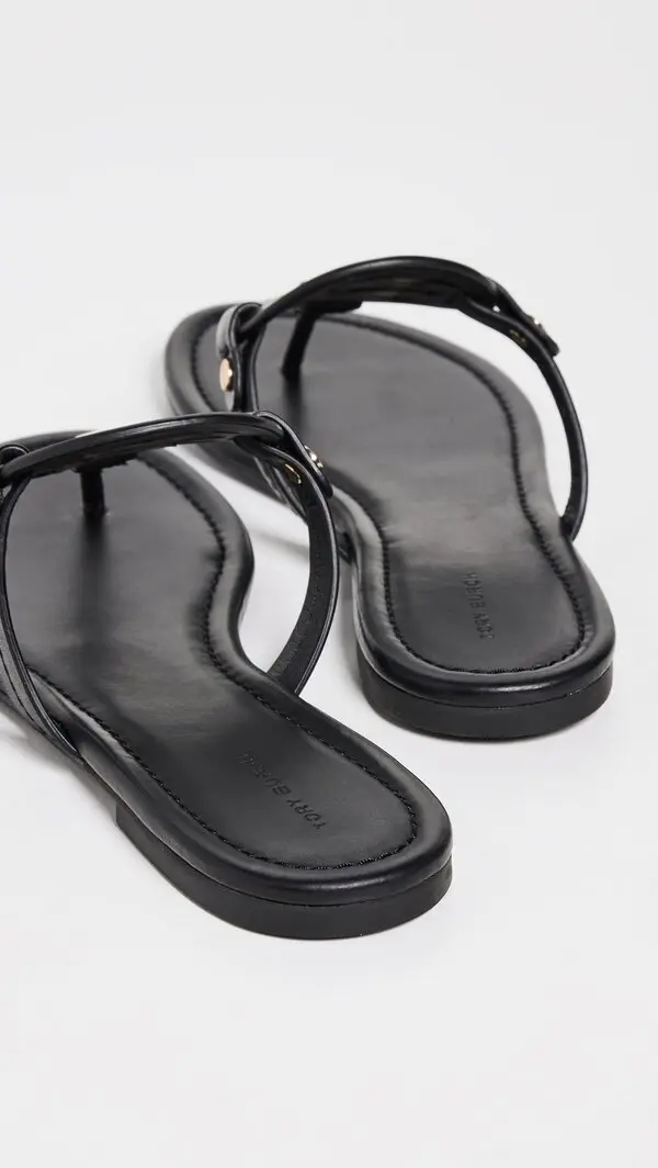 Tory Burch Miller Thong Sandals - Black