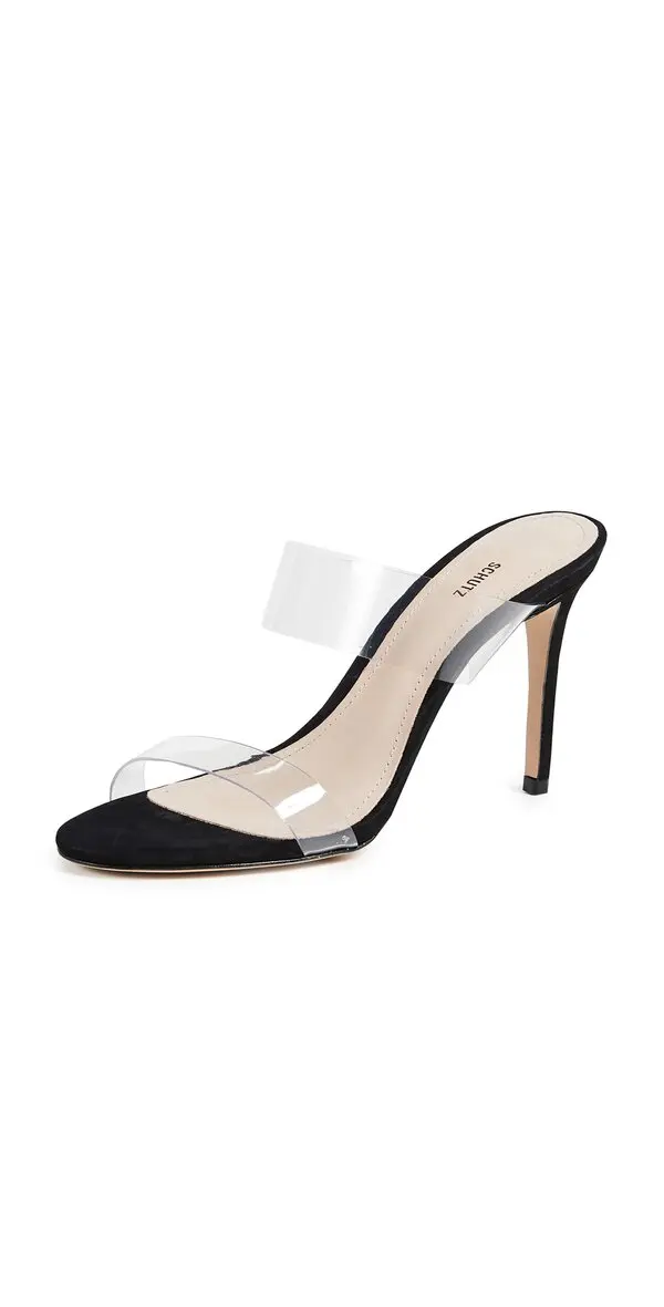 Schutz Ariella Strappy Sandals - Black