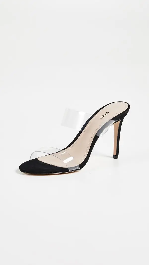 Schutz Ariella Strappy Sandals - Black