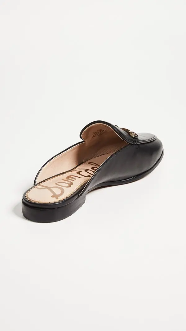 Sam Edelman Linnie Flat Mules - Black