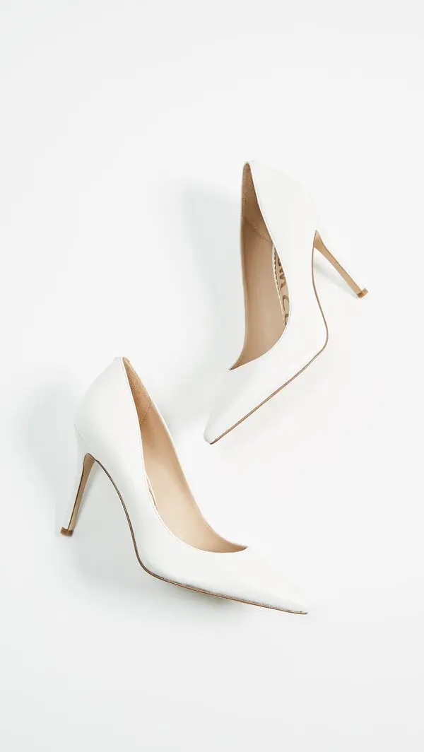 Sam Edelman Hazel Pumps - Bright White
