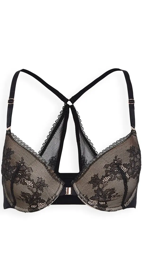 SKARLETT BLUE Straight Laced Front Close T Shirt Bra