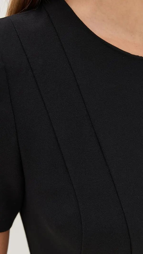 black halo olcay asymmetrical dress Black Halo Olcay Asymmetrical Dress | Black | Size 6