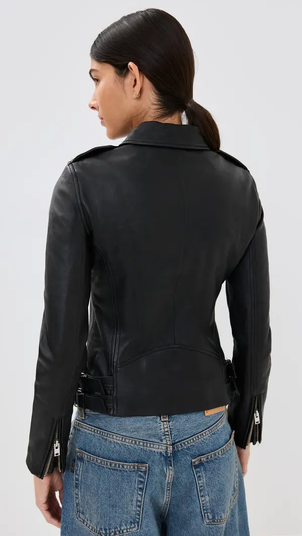 Iro Newhan Jacket Iro Han Leather Jacket Sale IRO Han Jacket Black