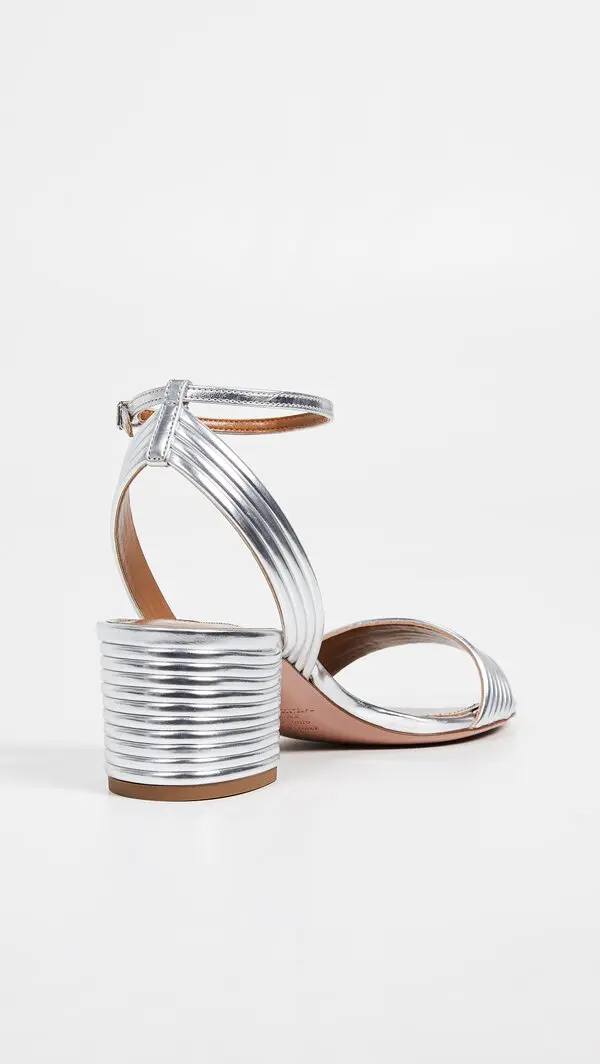 AQUAZZURA Sundance 50 Sandals - Silver