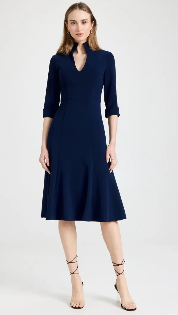 Black Halo Kensington Dress - Pacific Blue | Editorialist
