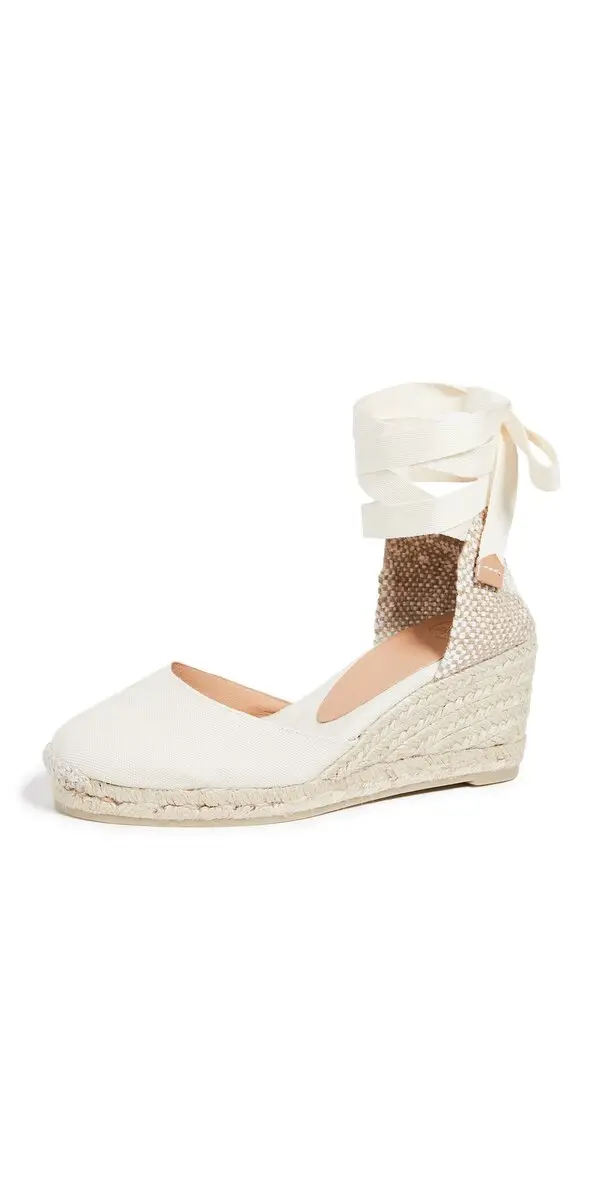CastaÑer Carina Wedge Espadrilles - Ivory