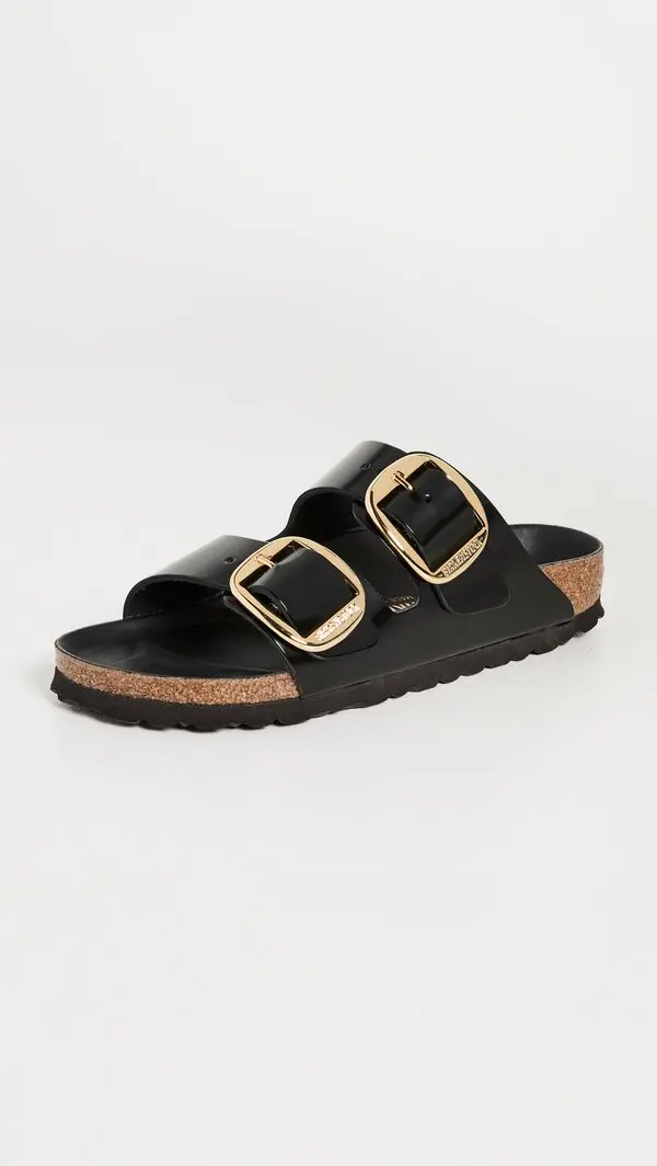 BIRKENSTOCK Arizona Big Buckle Sandals - Black