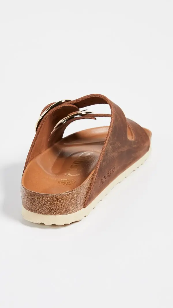 BIRKENSTOCK Arizona Big Buckle Sandals - Antique Cognac