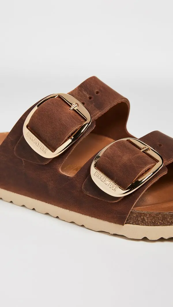 BIRKENSTOCK Arizona Big Buckle Sandals - Antique Cognac