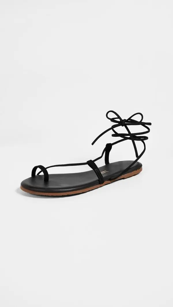 Tkees Jo Lace Up Sandals - Bleeker / Black