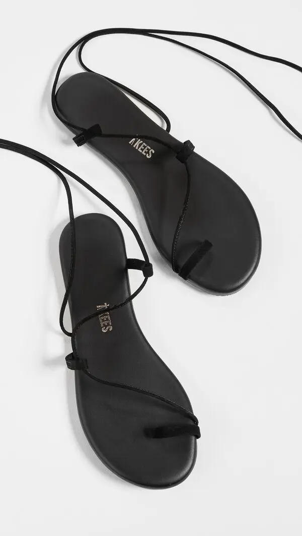 Tkees Jo Lace Up Sandals - Bleeker / Black