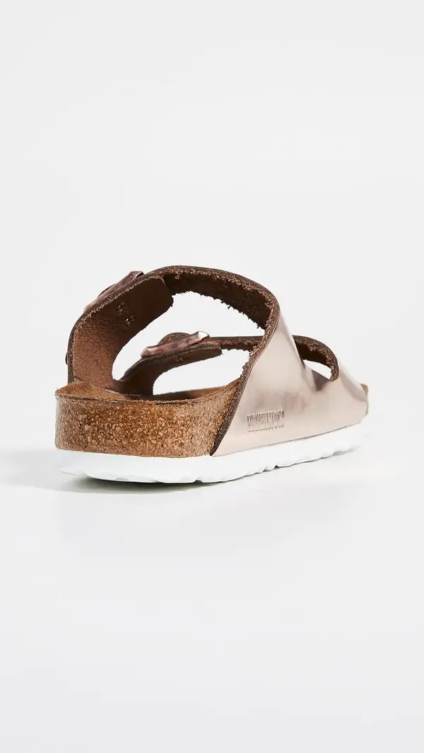 BIRKENSTOCK Arizona Soft Footbed Sandals - Metallic Copper