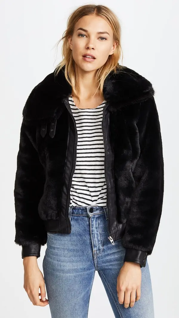 Blanknyc Noise Faux Fur Coat