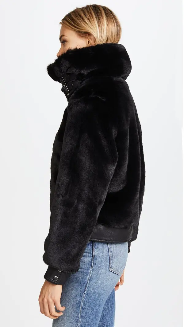 Blanknyc Noise Faux Fur Coat