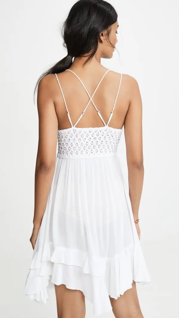 Free People Adella Slip Dress In White - 40% Off | Editorialist