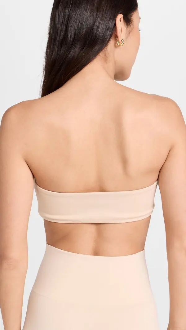 TOP SECRET Tiny Tube Bandeau Bra - Almond