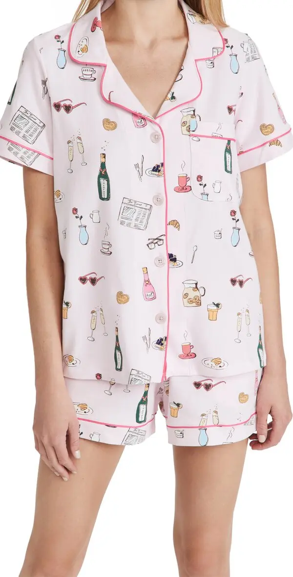 BEDHEAD PAJAMAS Shorty Pajama Set - Let's Do Brunch