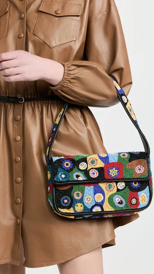 Staud Tommy Beaded Baguette
