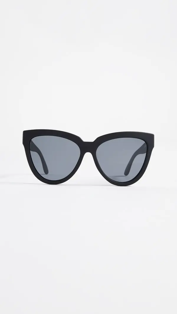 Le Specs Liar Liar Sunglasses - Black Rubber