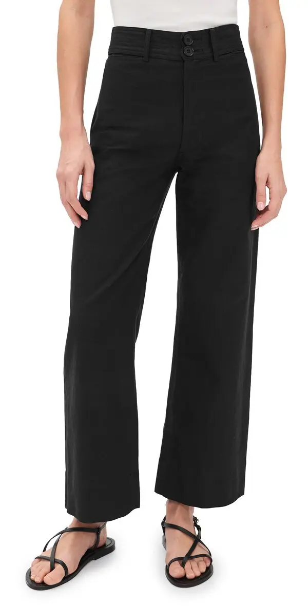 APIECE APART Merida Wide-leg Pants - Black