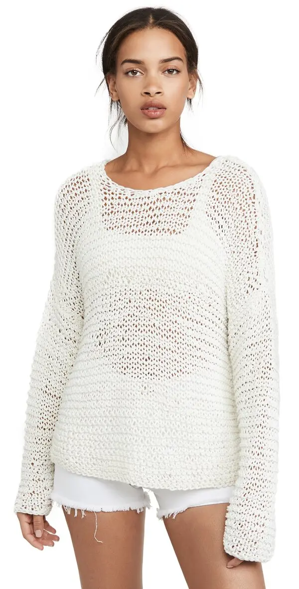 Mikoh Mehetia Long Sleeve Knit Sweater