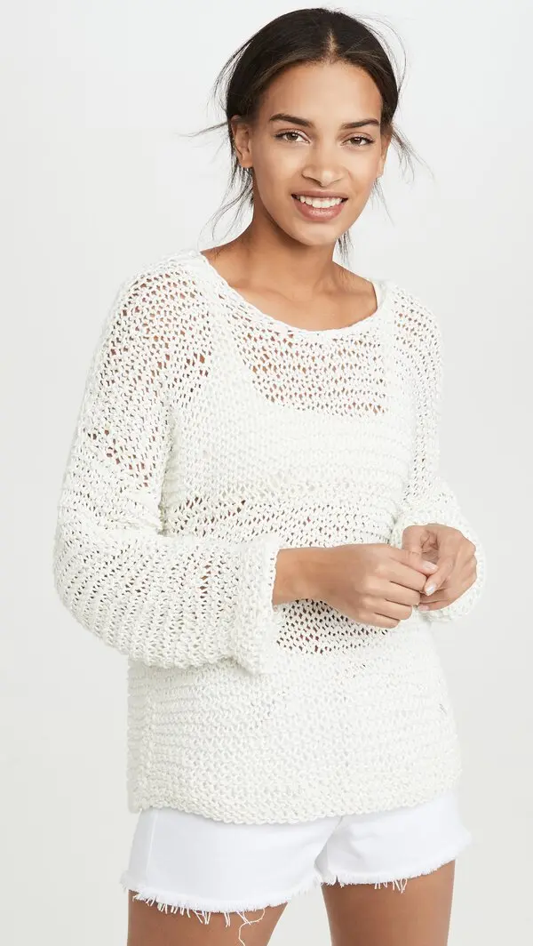 Mikoh Mehetia Long Sleeve Knit Sweater