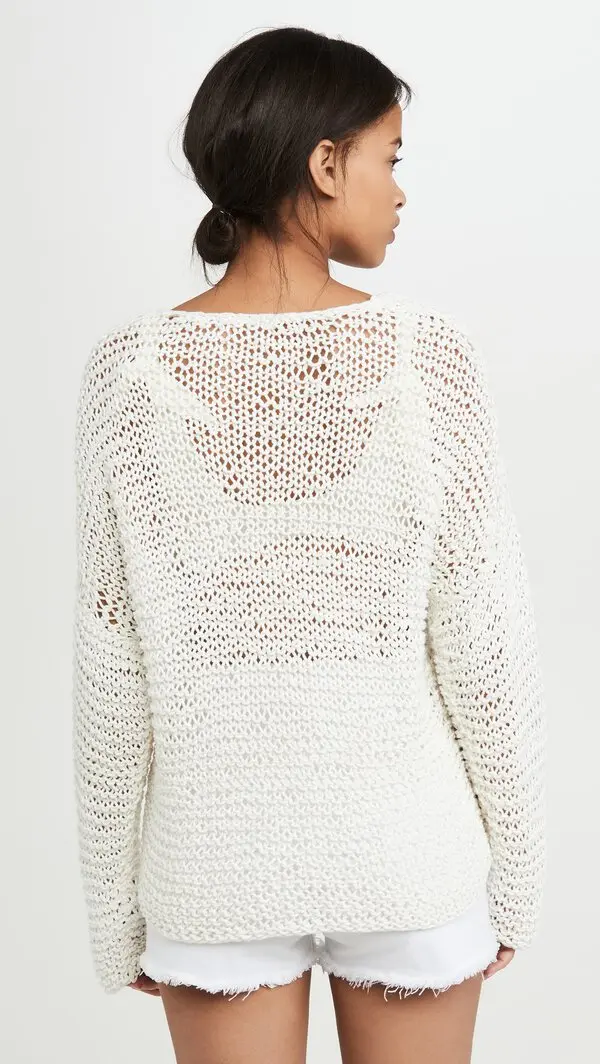 Mikoh Mehetia Long Sleeve Knit Sweater