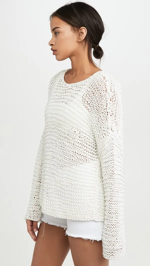 Mikoh Mehetia Long Sleeve Knit Sweater