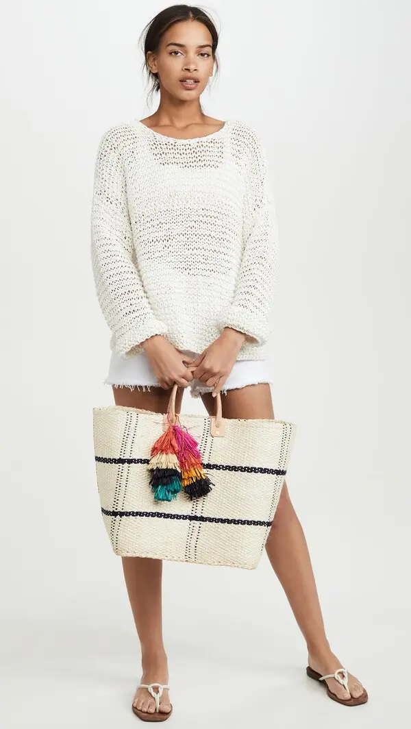 Mikoh Mehetia Long Sleeve Knit Sweater