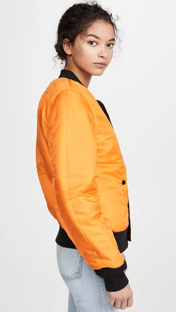 Alpha Industries Ma-1 Reversible Bomber Jacket - Black