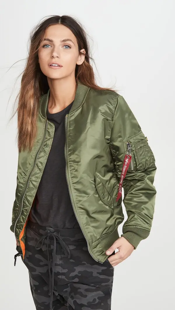 Alpha Industries Ma-1 Reversible Bomber Jacket - Sage