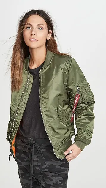 Alpha Industries Ma-1 Reversible Bomber Jacket - Sage