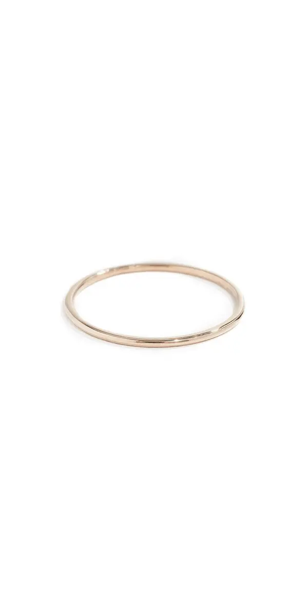 Zoe Chicco 14k Gold Thin Band Ring - Yellow Gold