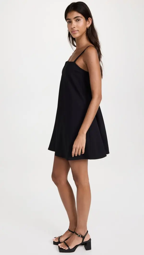 susana monaco flared v-wire tank dress angled Wire strapless dress s / fern main image 0