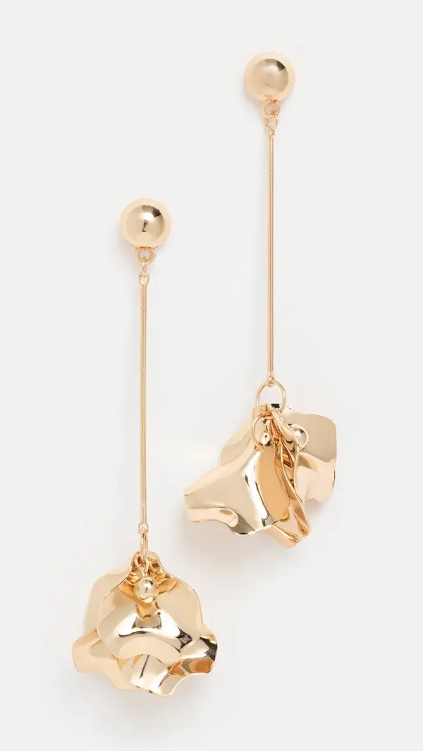 Shashi Petunia Earrings - Gold