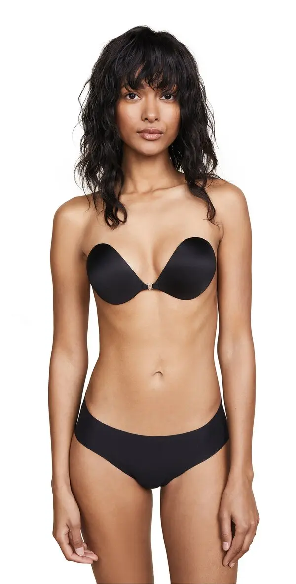 NUBRA Seamless Push Up Bra - Black