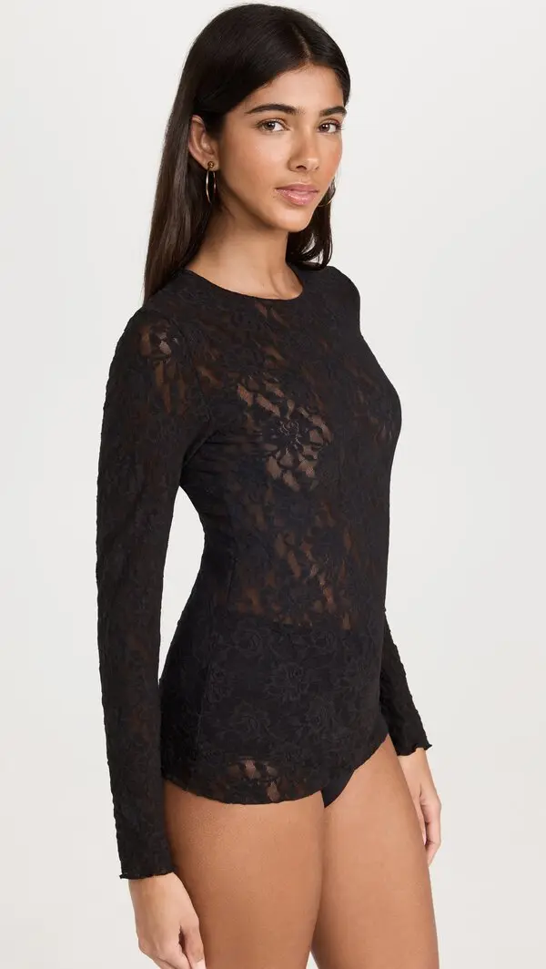 Hanky Panky Signature Lace Long Sleeve Top