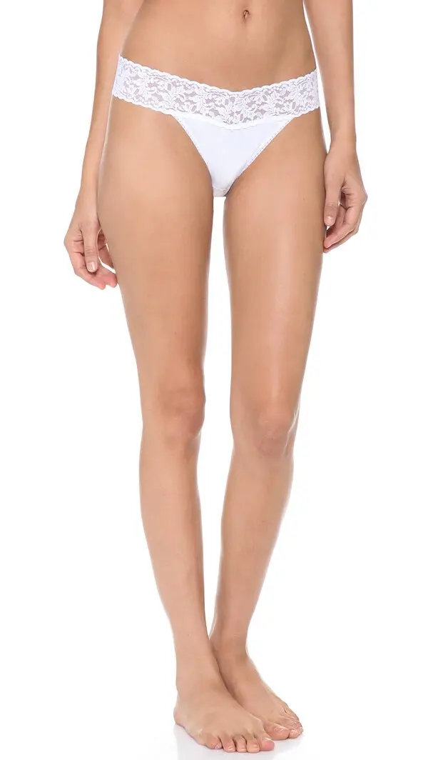 Hanky Panky Original Rise Cotton 3 Pack - Black/white/chai