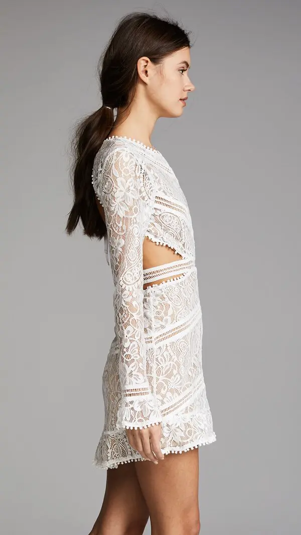white christmas dresses Emerie Cut Out