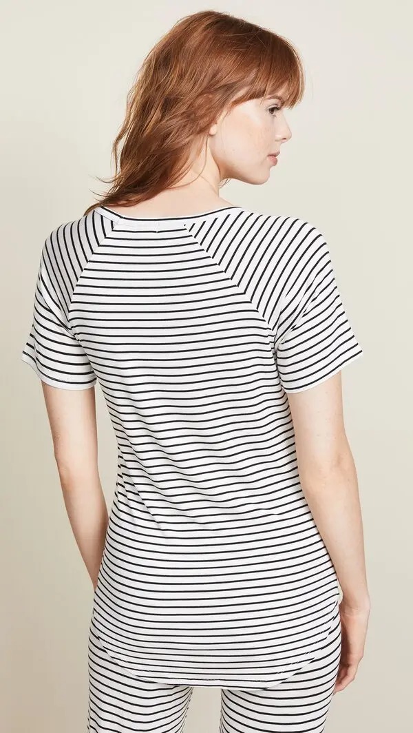 PJ Salvage V-neck Striped T-shirt