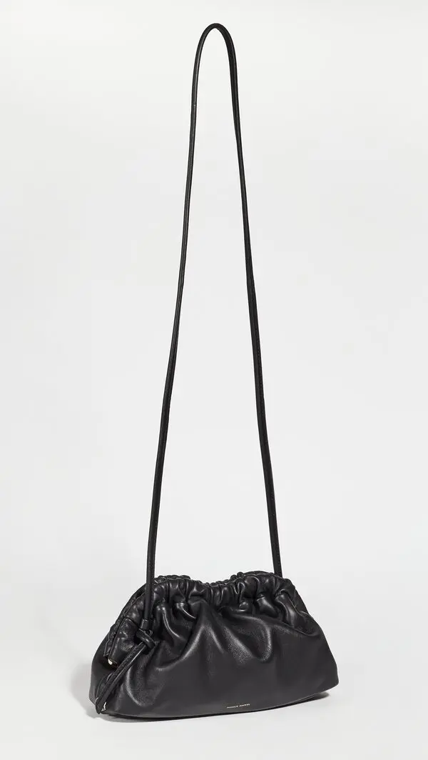 MANSUR GAVRIEL Mini Cloud Clutch - Black/flamma